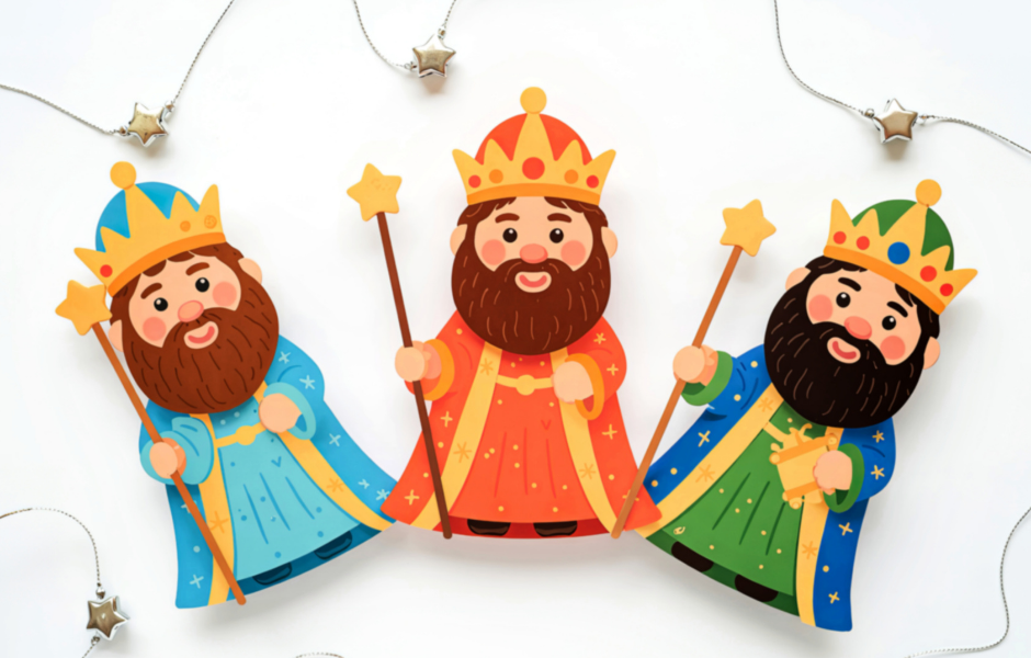 Three Kings Day explained for kids, article with vocab & questions